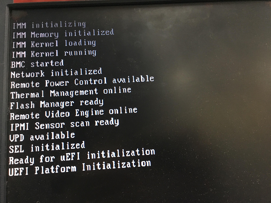 เครื่องบูตค้างที่หน้า Uefi Platform Initialization Hardwares And Others