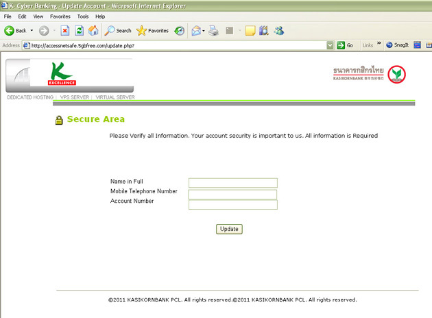 แจ้งเตือน! เว็บไซต์ปลอม K-Cyber Banking - Hardwares & Others ...